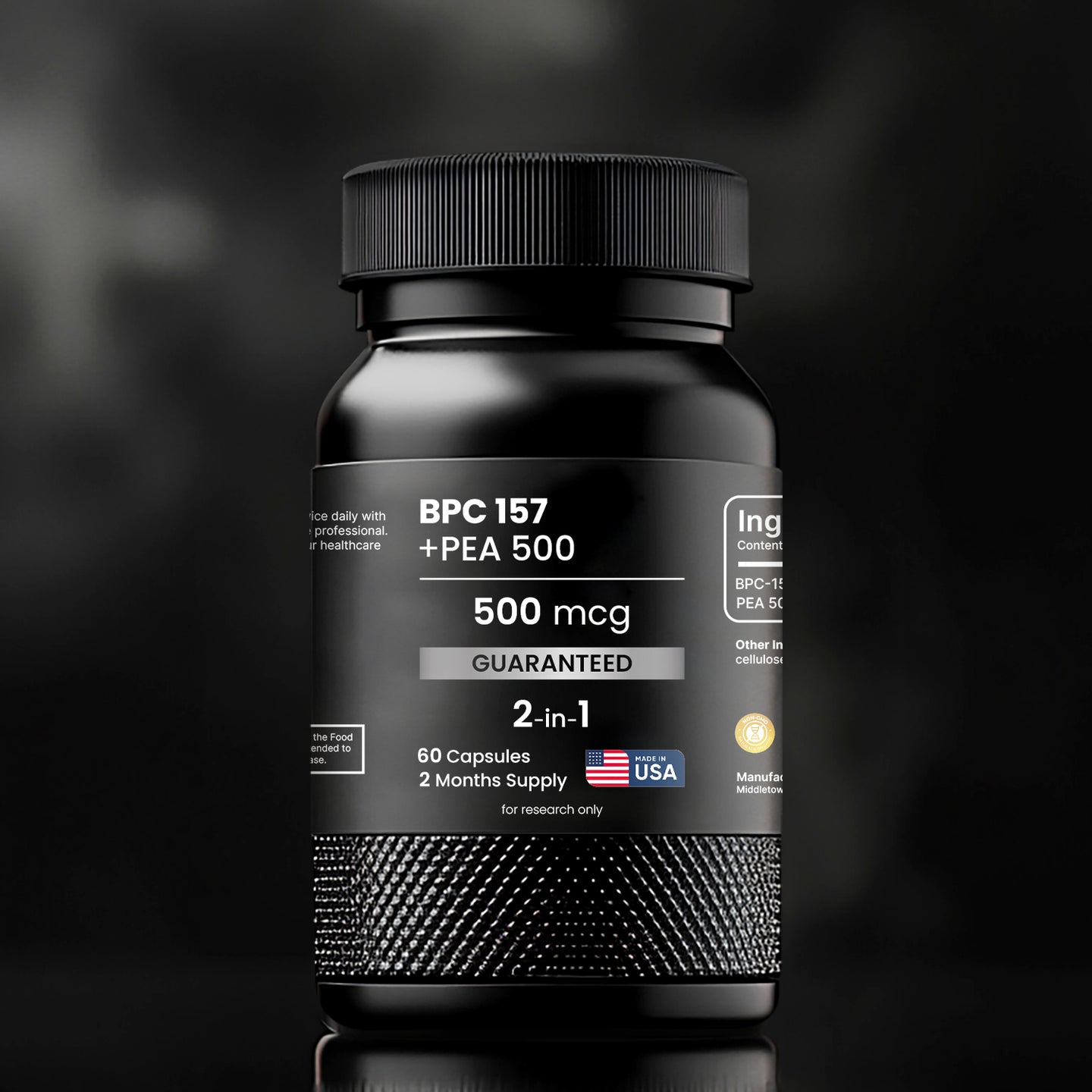 BPC 157 Oral 500 mcg, 60 Capsules – Panstellar Shop